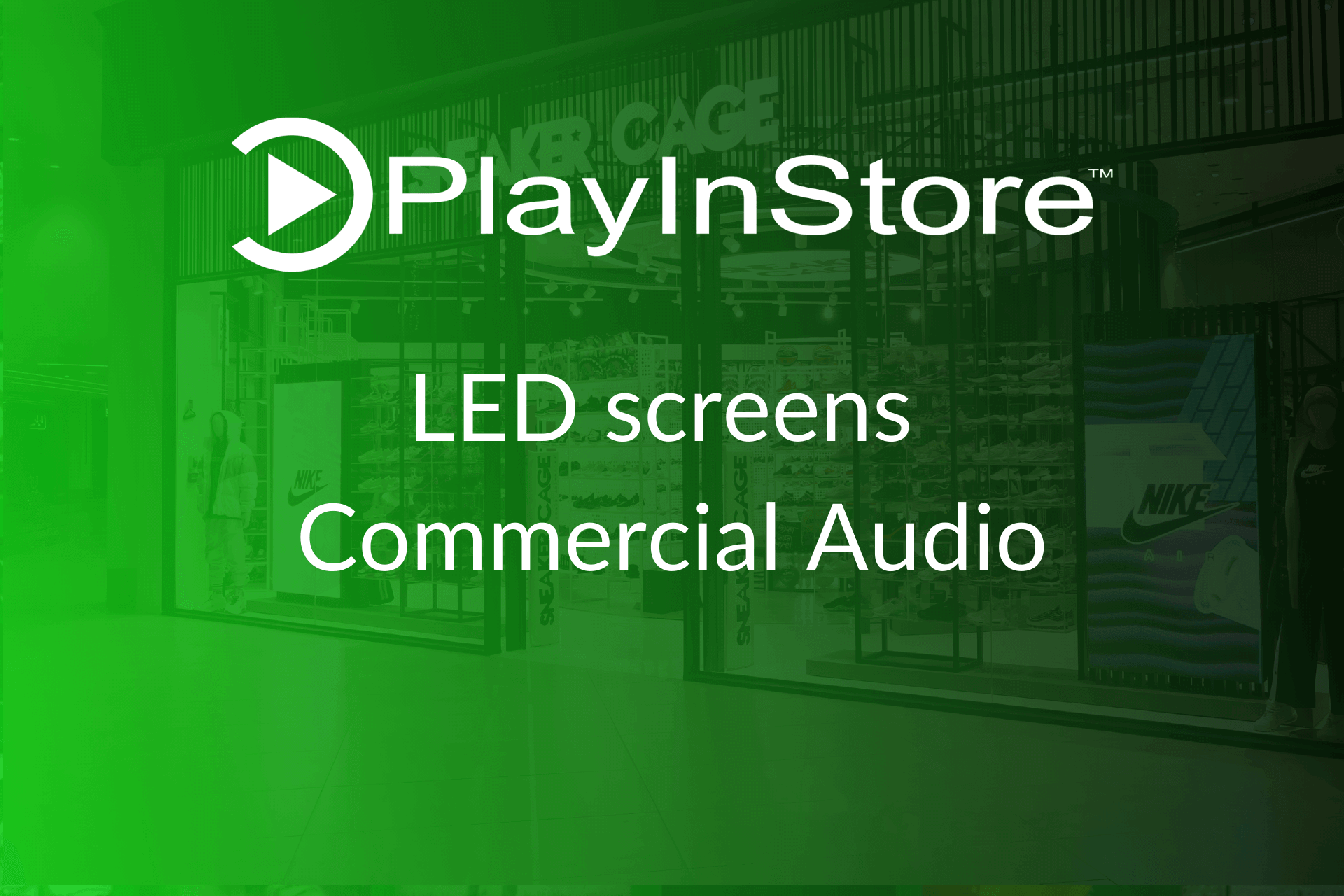LED screens - Commercial Audio - www.playinstore.gr